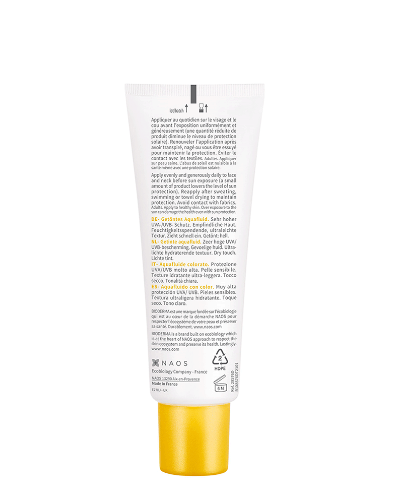 Bioderma Photoderm Aquafluide SPF 50+ Light Tinted Face Sunscreen for ...
